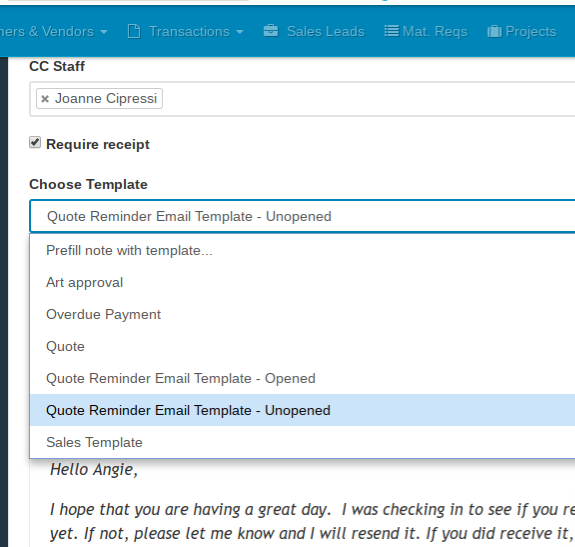 Time Saving Quote Reminder Email Templates for Custom Manufacturers ...